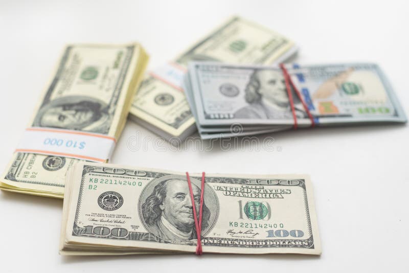 Dollar Bills of Different Amounts. Image of the Dollar Bills in ...