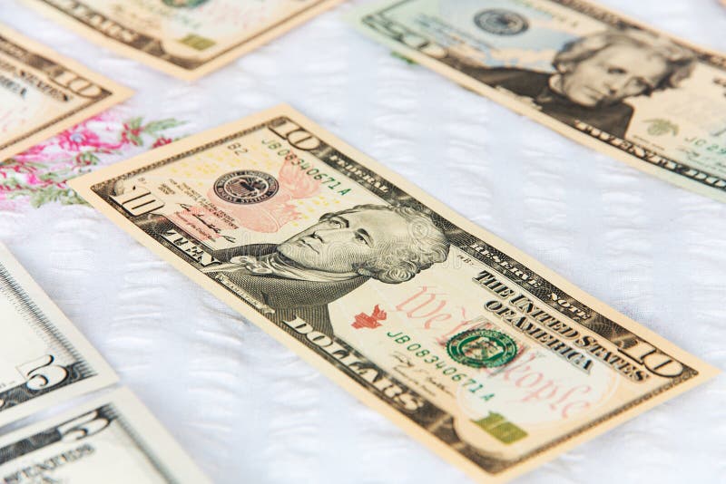 Varied Bills from Countries Around the World Stock Photo - Image of ...