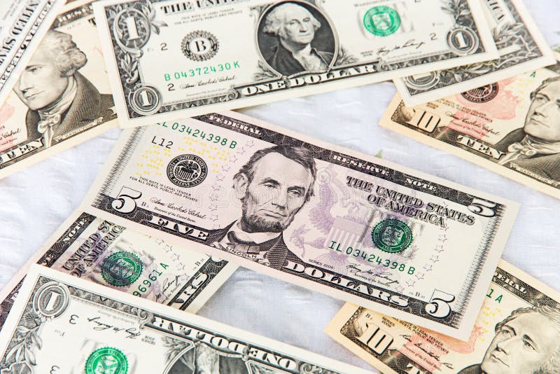 Dollar bills stock image. Image of denomination, affluence - 38897395