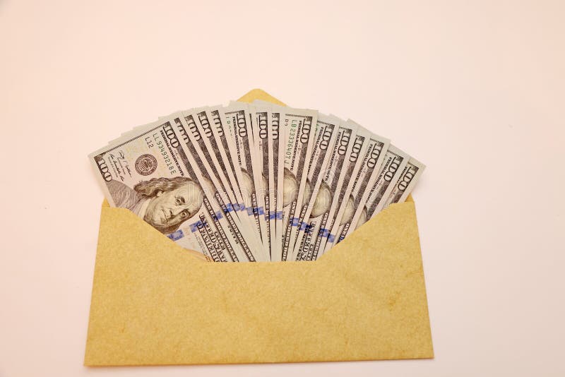 Envelope full of money stock image. Image of bills, prosperity - 28803867
