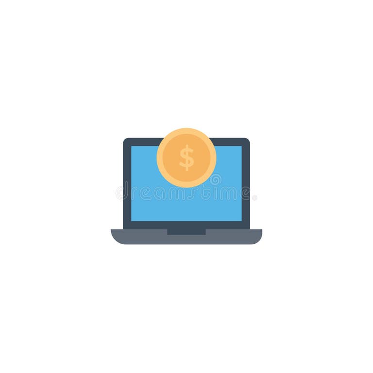 Dollar Vector Flat Colour Icon Stock Vector - Illustration of banking ...