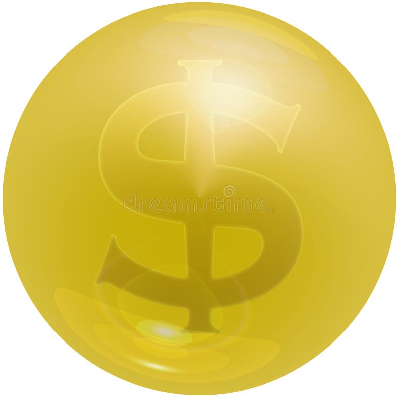 Dollar Bubble stock illustration. Illustration of economy - 29534639