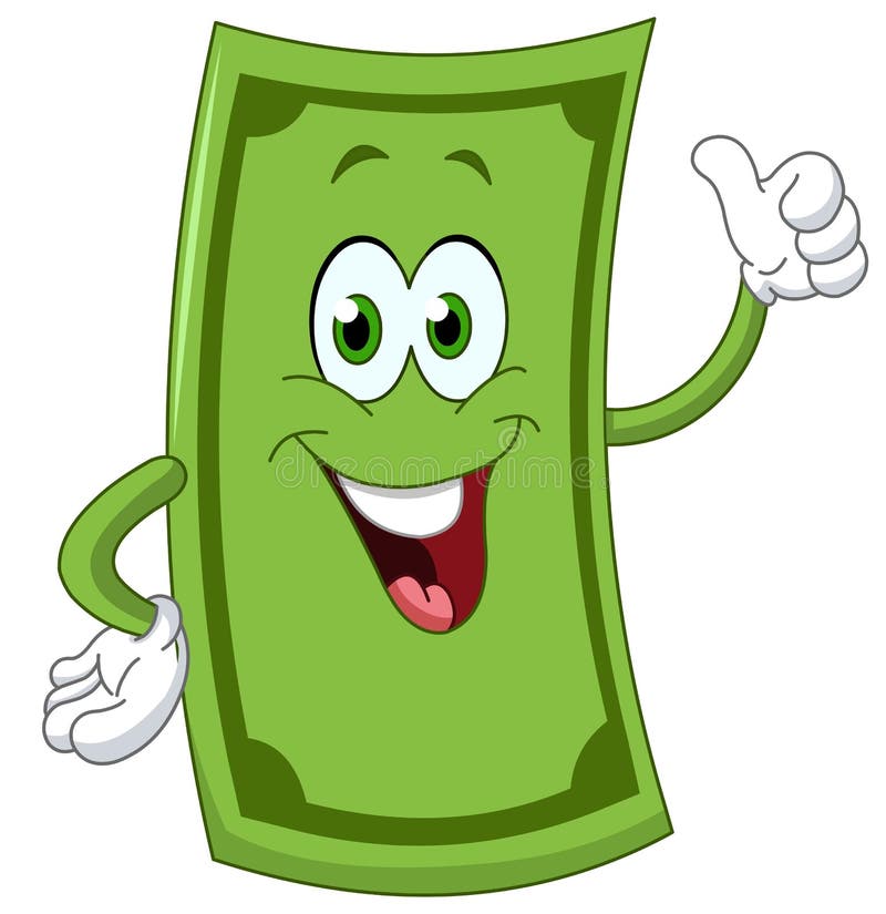 Dollar cartoon stock vector. Illustration of bill, money - 33108848