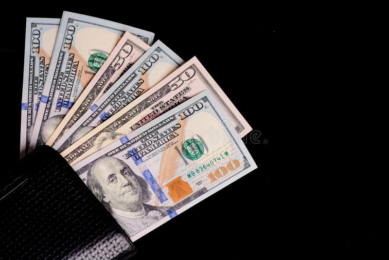 Dollar Cash Money Close Up in Large Numbers Stock Image - Image of ...