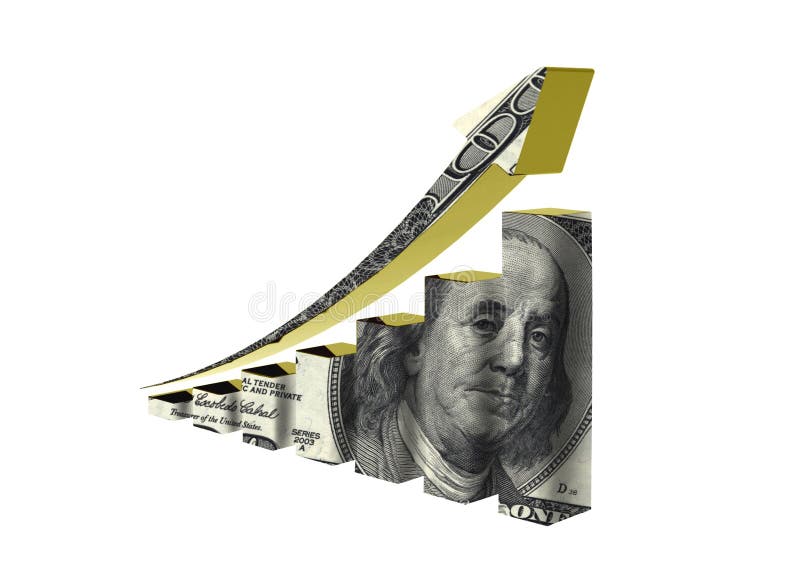 Dollar chart stock image. Image of american, building - 15401103