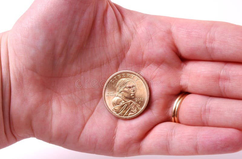 Dollar Coin stock photo. Image of copper, banking, coin - 473444