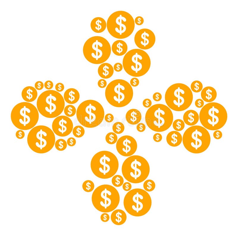 Dollar Coin Swirl Motion stock illustration. Illustration of cyclone ...