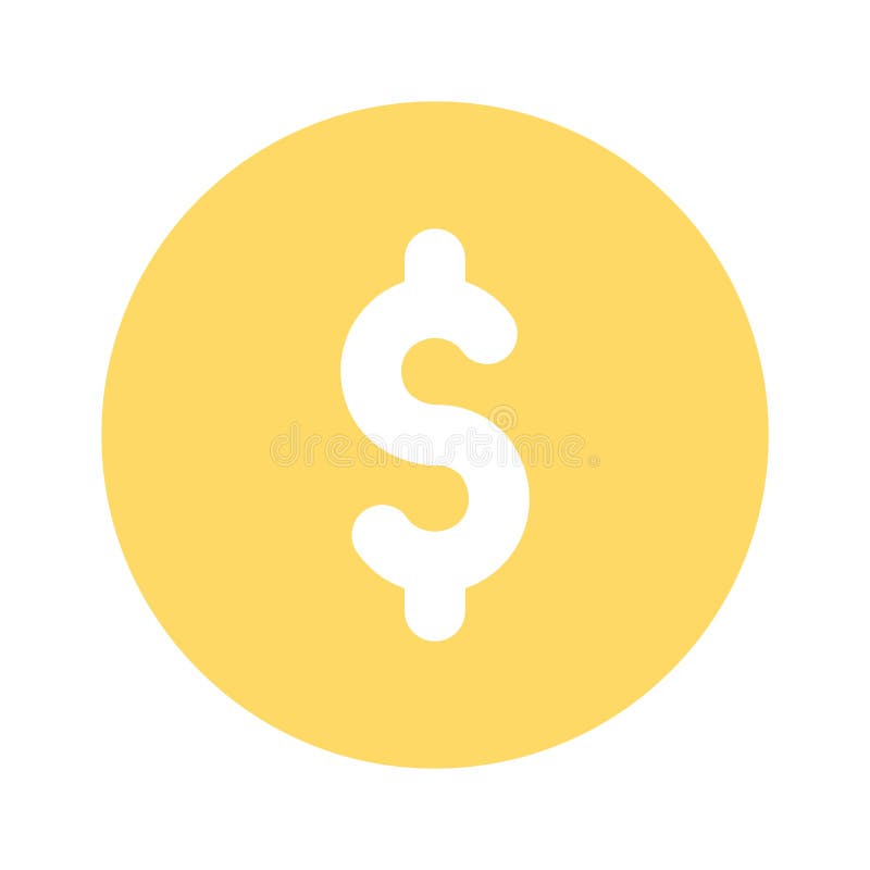 Dollar Coin Vector Design, Currency Vector Premium Graphics Stock ...