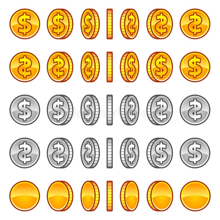 Coins Animation Stock Illustrations – 2,603 Coins Animation Stock ...
