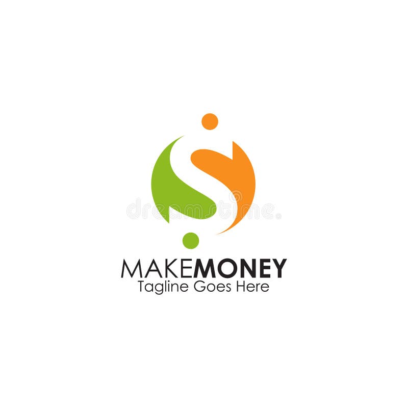 Dollar Currency Icon Logo Design Template Stock Vector - Illustration ...