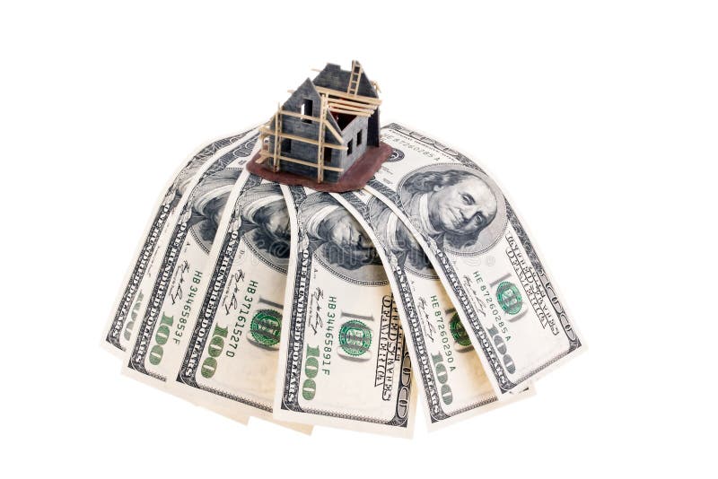 House on dollar bills stock photo. Image of bank, money - 14811892