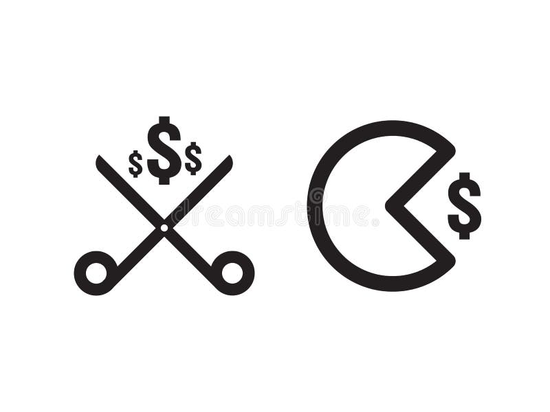 Dollar Decrease Icon. Money Symbol with Arrow Stretching Rising Drop ...