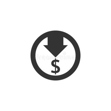 Cost Reduction Icon Arrow Down Dollar Sign Stock Illustrations – 1,413 ...