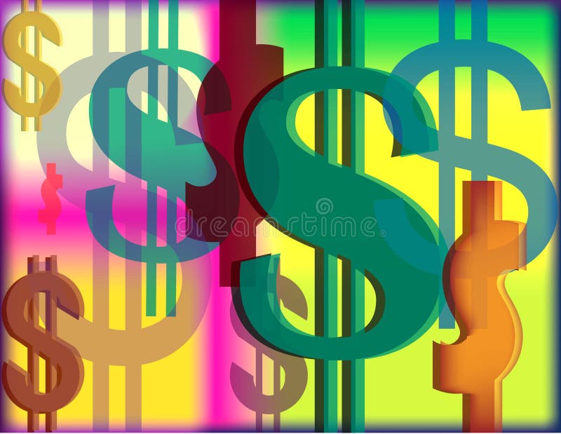 Dollar Design stock illustration. Illustration of sale - 4180284