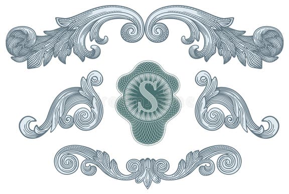 Dollar Design Elements Vector Stock Vector - Illustration of dollar ...