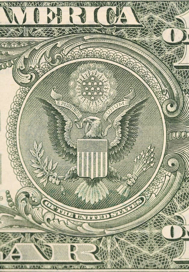 One Dollar Bill Back Eagle