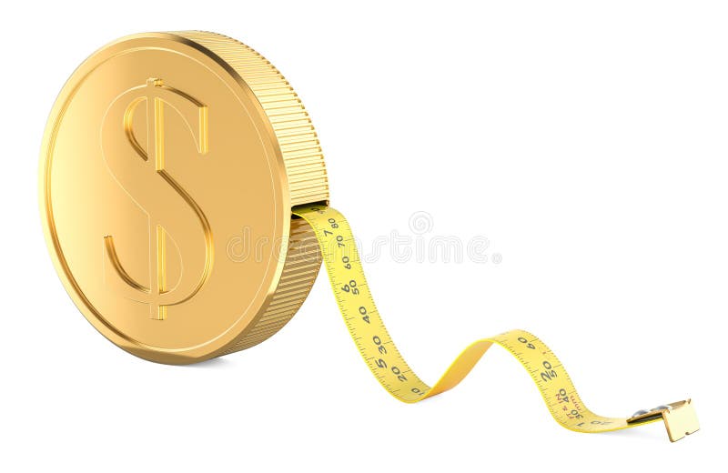 Dollar Exchange Rate, Measuring Concept. 3D Rendering Stock ...