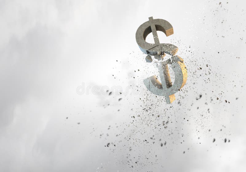 Dollar fall stock photo. Image of financial, banking - 38469368