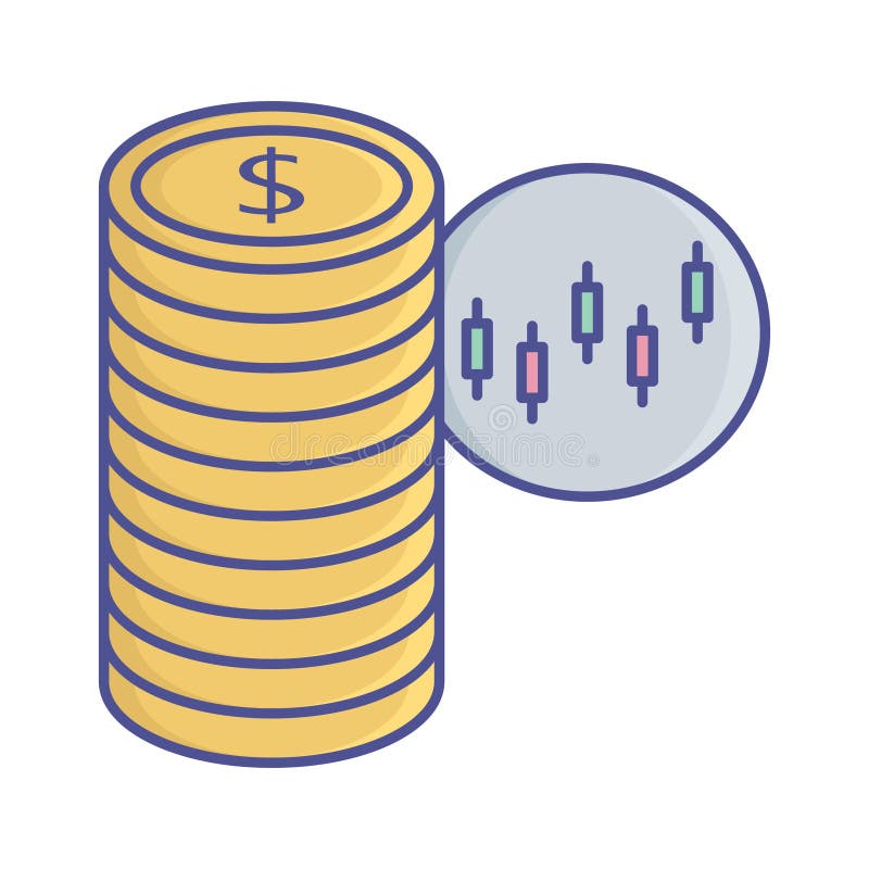 Dollar Flat Vector Icon Which Can Easily Modify or Edit Editorial Stock ...