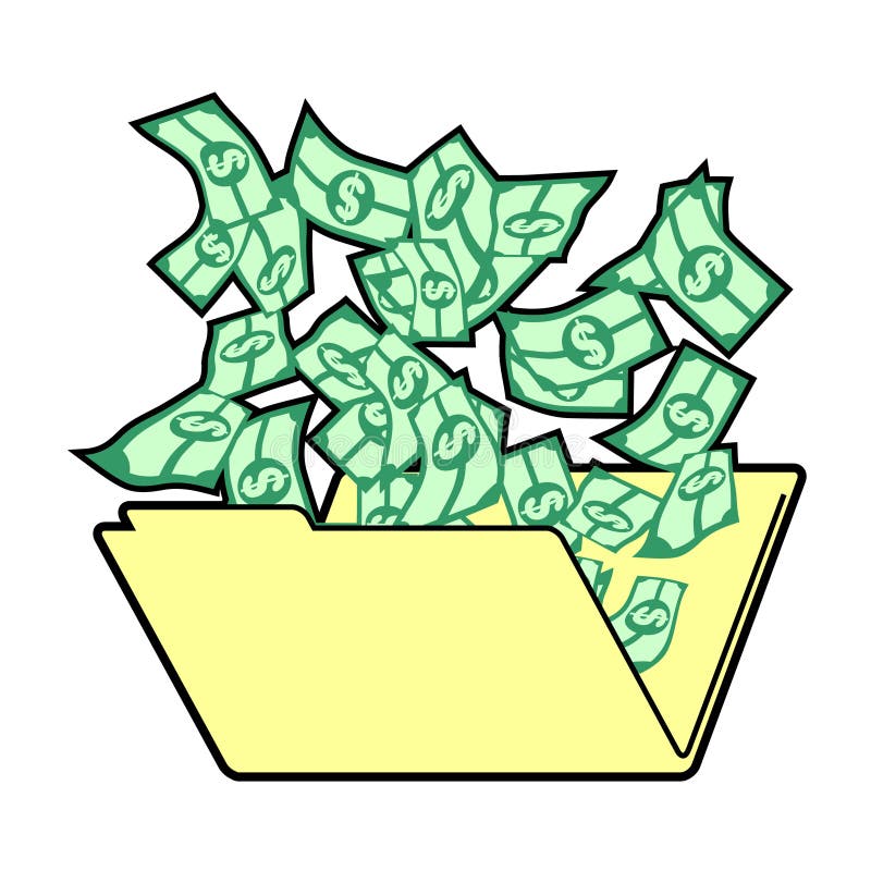 Too many bills stock vector. Illustration of paperwork - 96401851