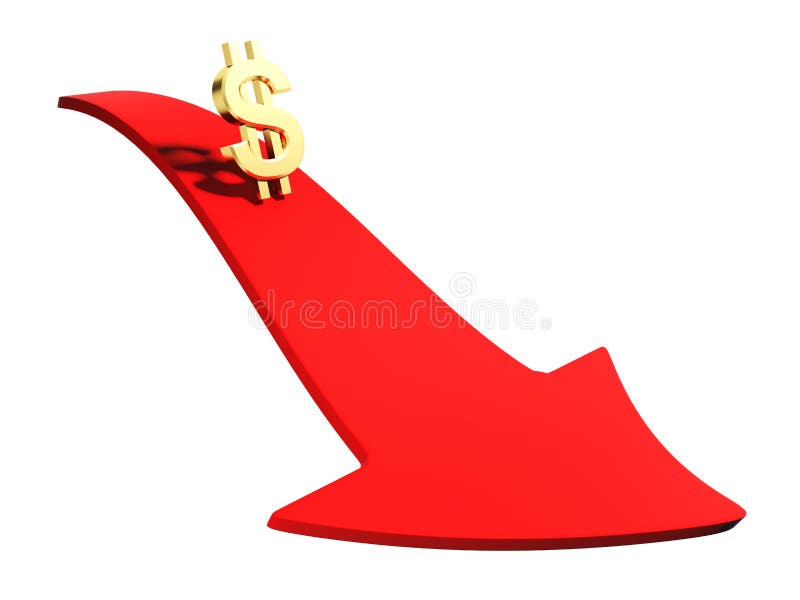 Dollar Going Down Stock Illustrations – 390 Dollar Going Down Stock ...