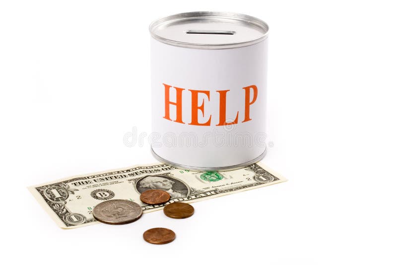 Dollar and Donation Box stock photo. Image of donation - 2938158