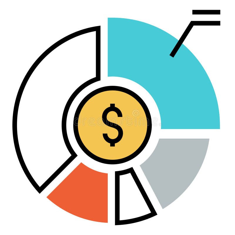 Asset Allocation FlatOutline Illustration Stock Vector - Illustration ...