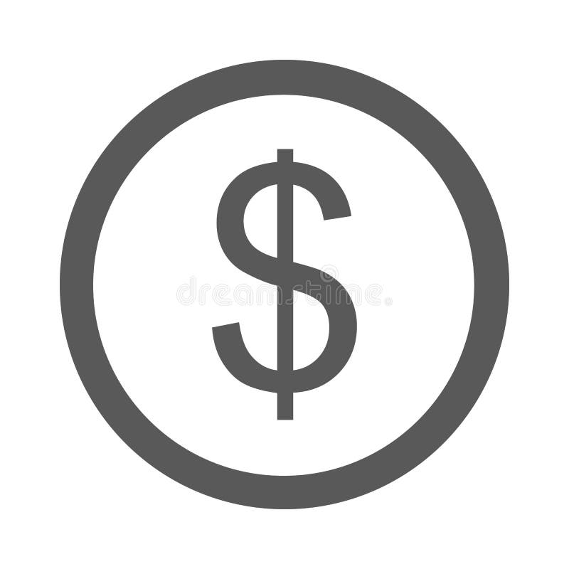 Dollar icon simple vector stock vector. Illustration of online - 102144825