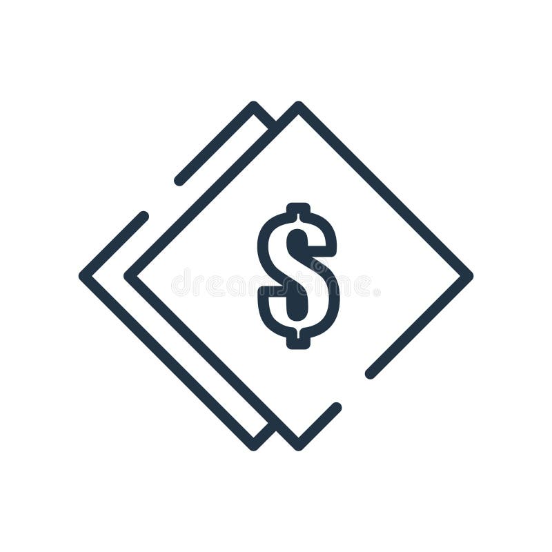 Dollar Sign Outline White Transparent Dollar Sign Outline Line Art