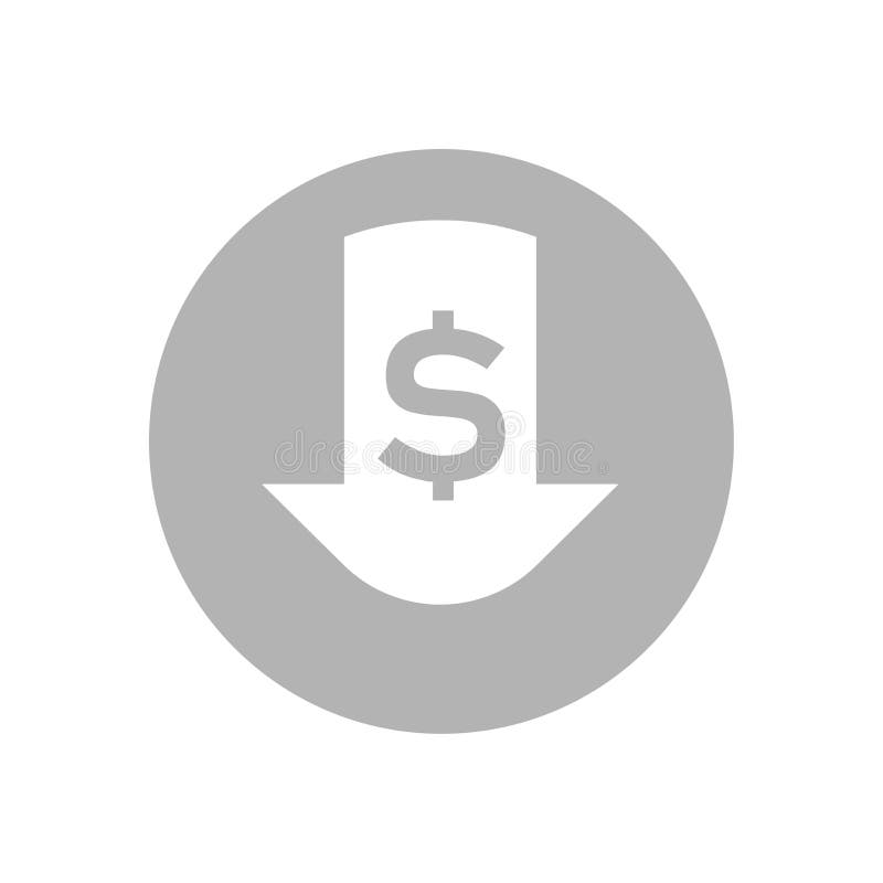 Dollar Icon on a White Background Vector Illustration Stock Vector ...