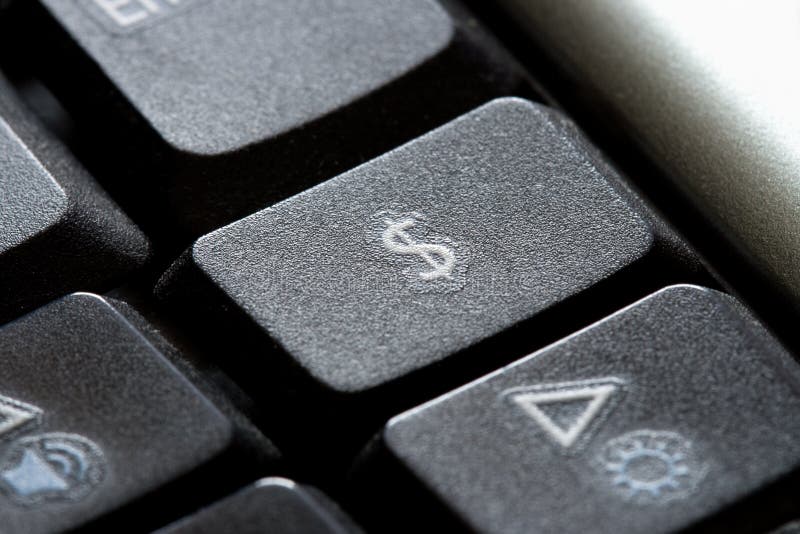 Dollar keyboard key stock photo. Image of conceptual, buying - 4634396