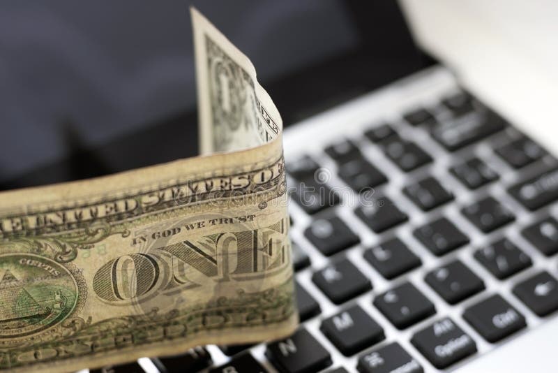 Dollar and keyboard stock image. Image of computer, texture - 96252183