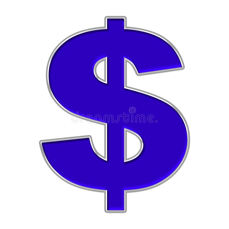 Dollar mark icon stock illustration. Illustration of bank - 3517944