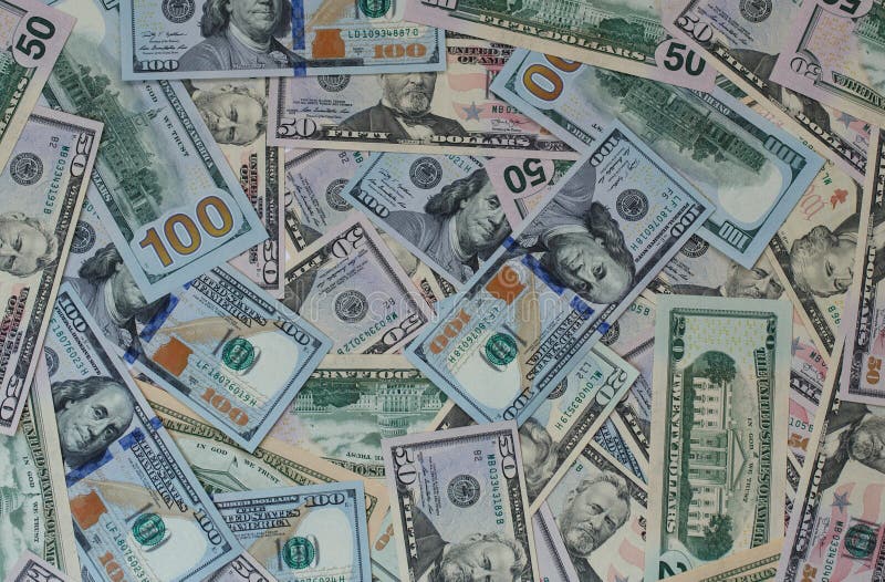 Dollar Money Banknotes Texture Background Stock Image - Image of ...