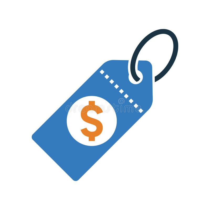 Dollar, Money, Finance, Tag Icon. Simple Editable Vector Graphics Stock ...