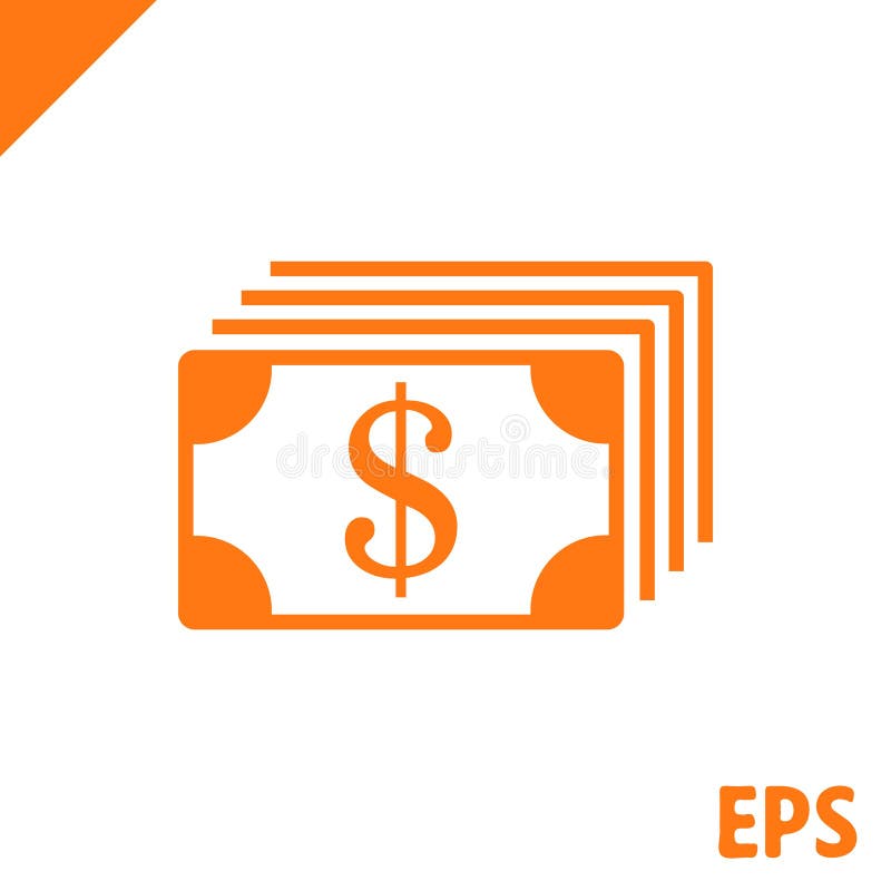 Dollar Money Icon Stock Vector Illustration Flat Design Stock Vector ...