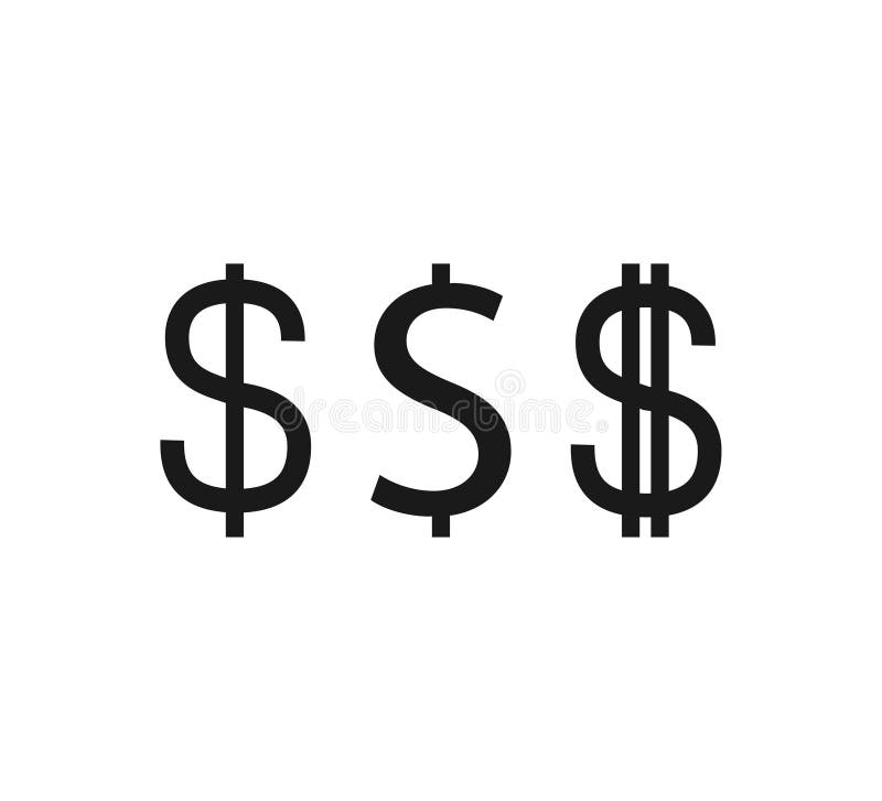 Dollar, Money Icon. Vector Illustration, Flat Design Stock Illustration ...