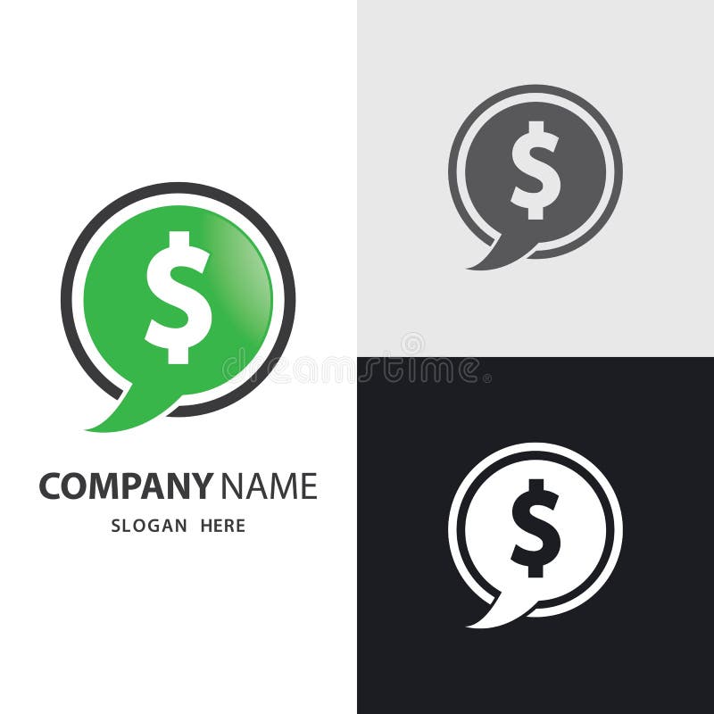 Dollar money logo images stock vector. Illustration of cash - 217948467