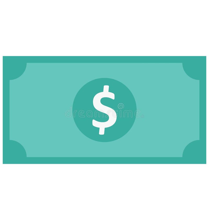 Dollar Note, Usd Isolated Vector Icon Which Can Be Easily Edit or ...