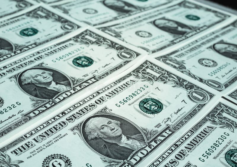 Dollar notes 1 Dollar stock photo. Image of dollar, bill - 53784186