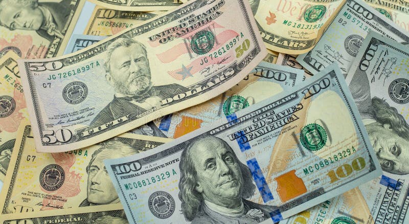 Dollar Notes for Money Concept Background Stock Photo - Image of notes ...