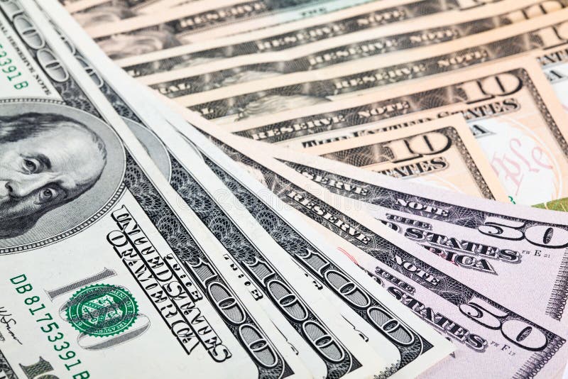 Dollar paper money stock image. Image of order, credit - 25633837