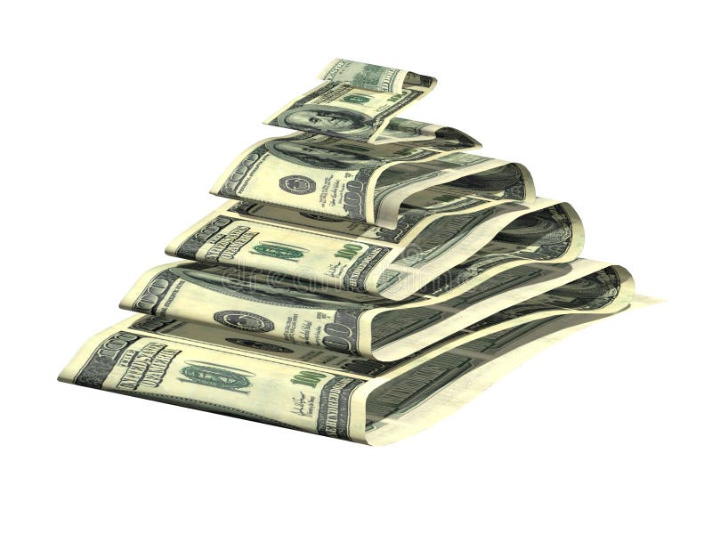 Dollar Pyramid Picture. Image: 3216671