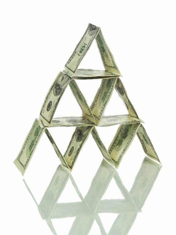 Dollar pyramid stock image. Image of money, currency, ideas - 7255637