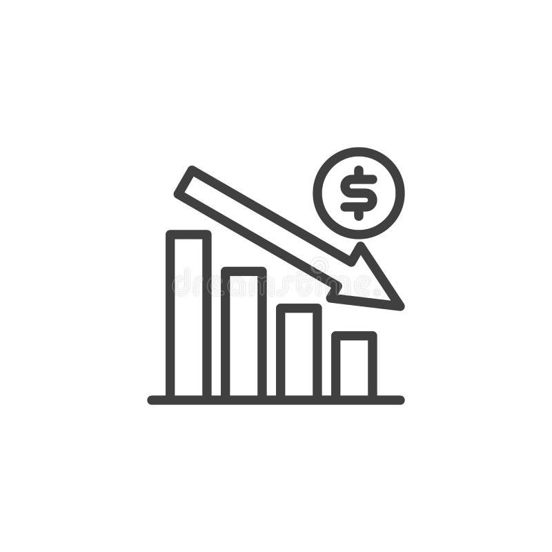 Dollar Rate Increase Vector Icon Stock Vector - Illustration of progress, graphics: 139619115