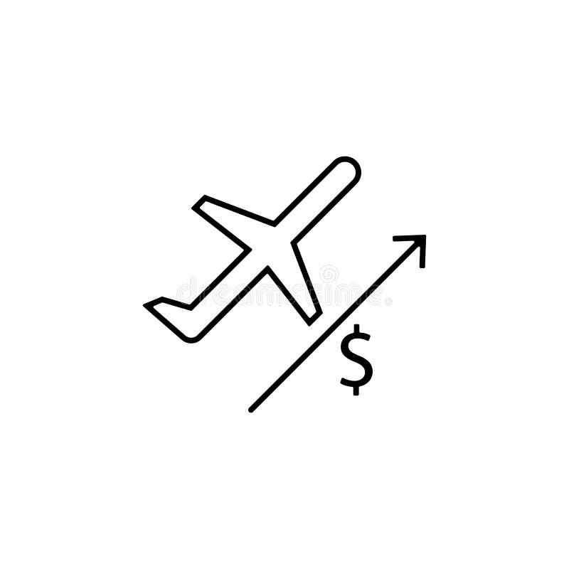 Dollar Rise Icon. Element of Finance for Mobile Concept and Web Apps ...