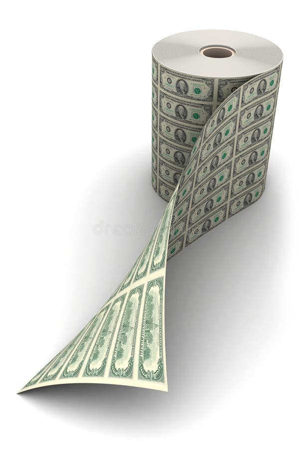 Dollar Bank Note Upward Trend Arrow Stock Illustration - Illustration ...