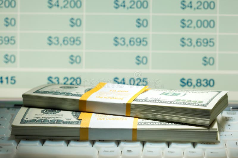 Dollar rolls stock image. Image of accumulate, hoard - 18378955