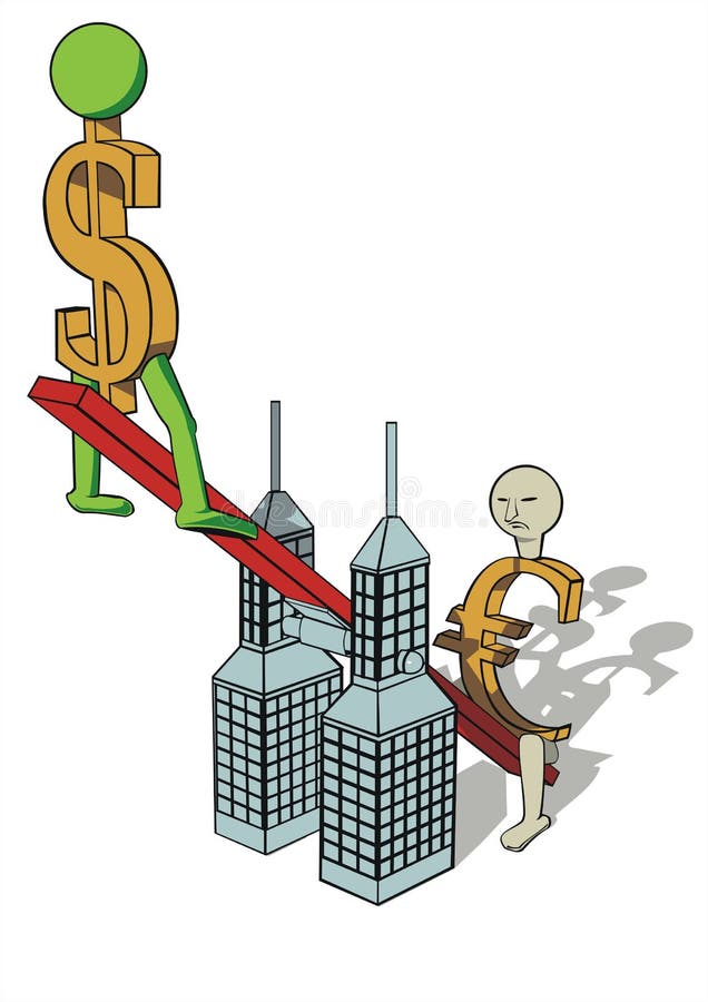 Dollar s increase stock vector. Illustration of cartoon - 4948654