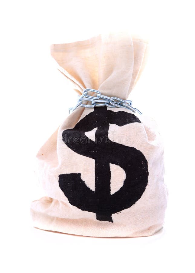 Dollar sack stock image. Image of richness, savings, chain - 56702649